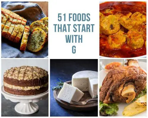 51 Foods That Start With G (Unique List)